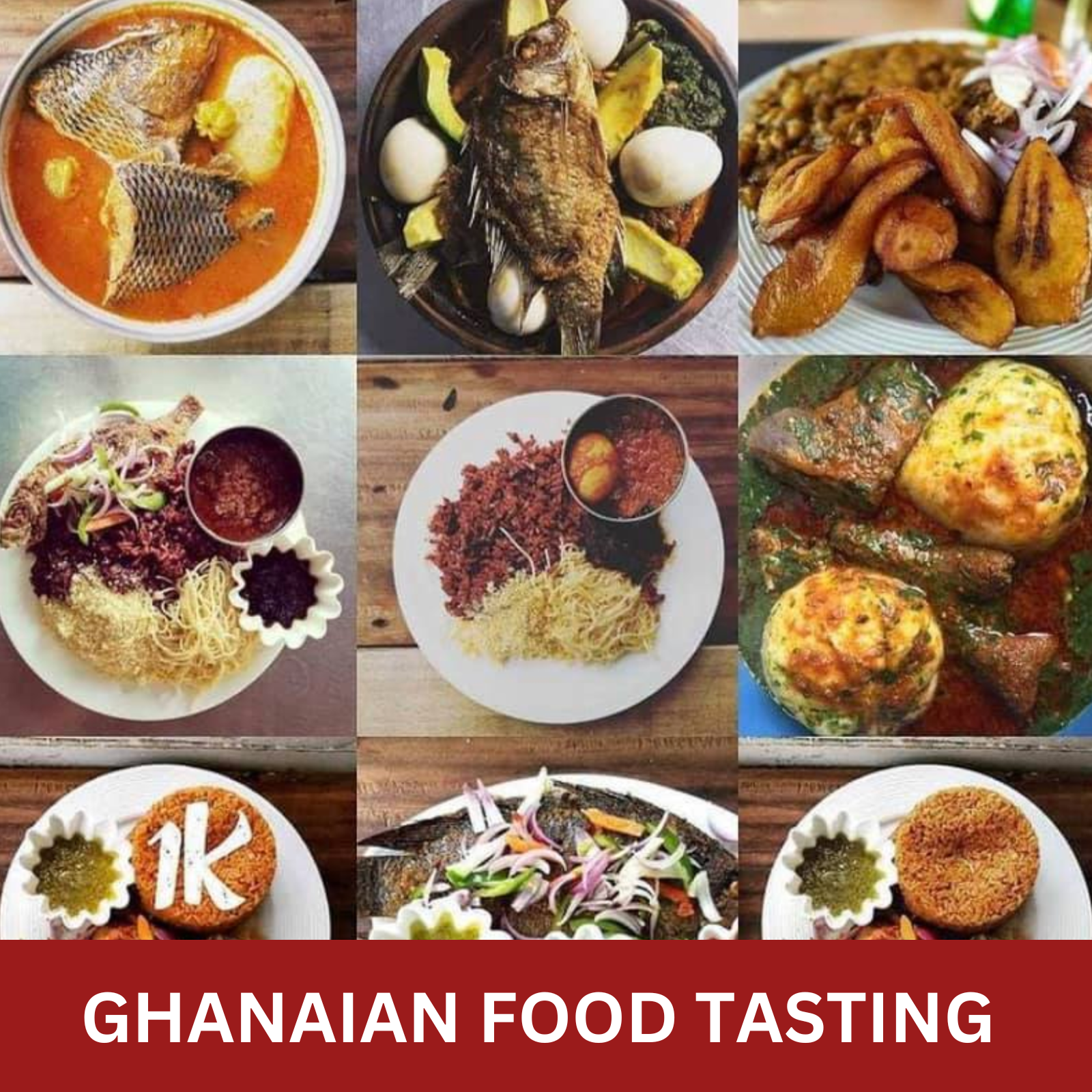 Ghanaian Food Tasting - Awuni Tours Ghana - Travel to Ghana